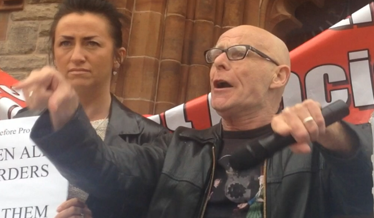 VIDEO: Eamon McCann's rousing speech at Derry migrant support rally ...