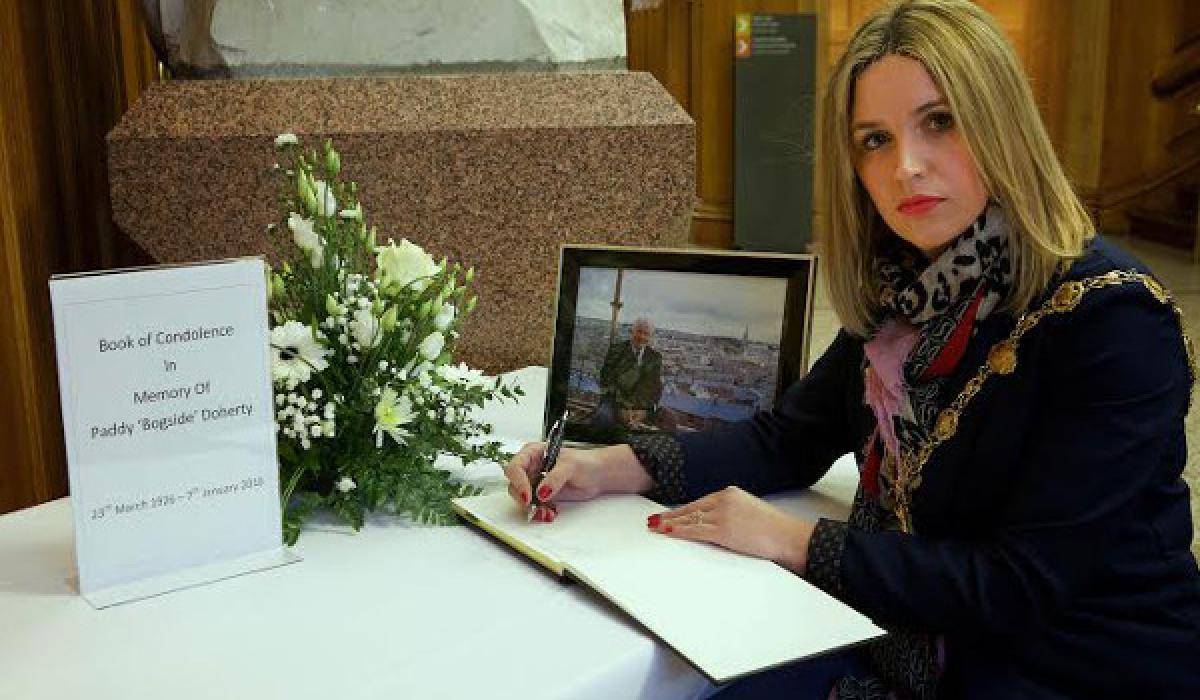 Book of Condolence opened for ‘Paddy Bogside’ - Derry Now