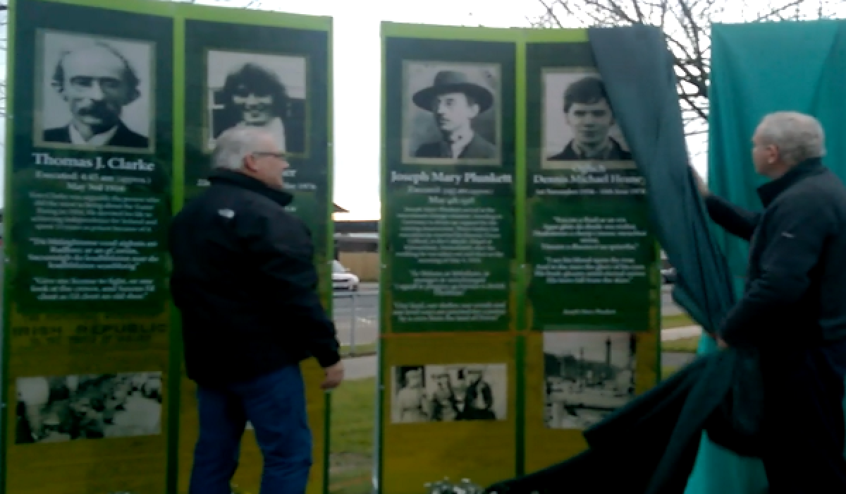 VIDEO: New 1916 Easter Rising monument unveiled in Derry tonight ...