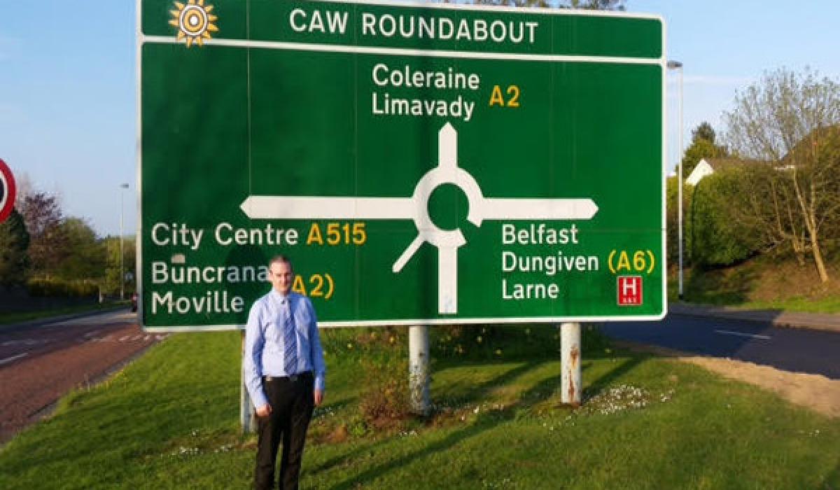 Reilly welcomes planning application at Caw Roundabout - Derry Now