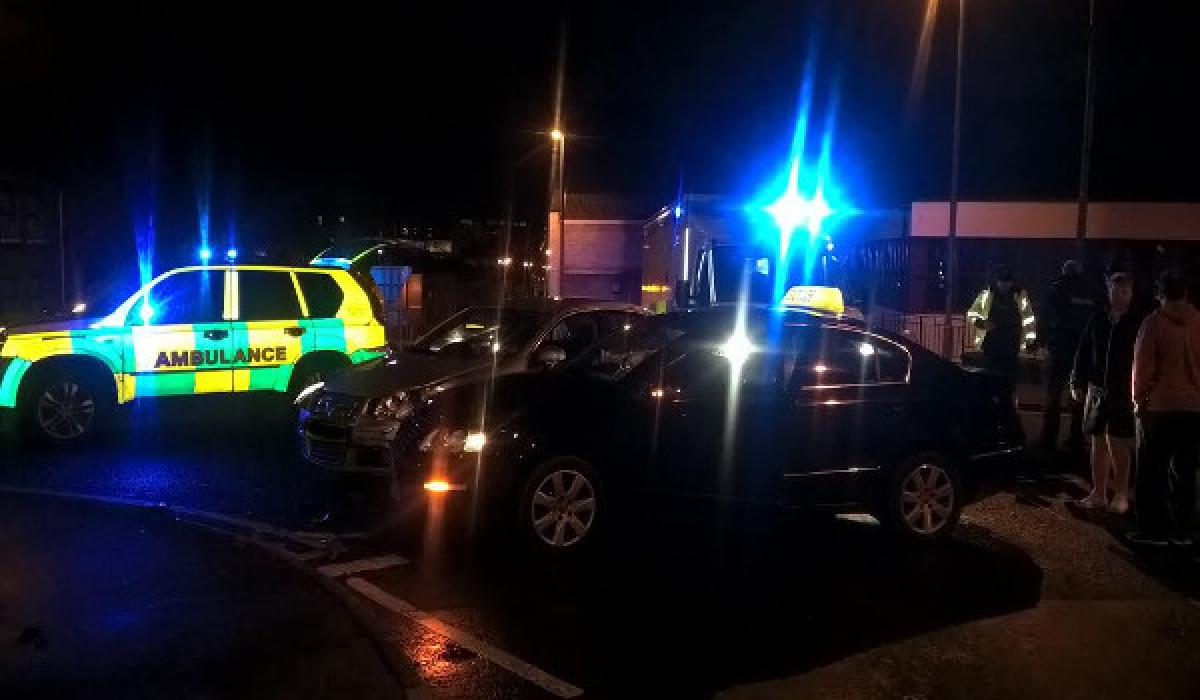 Taxi involved in two-car crash at Derry roundabout - Derry Now