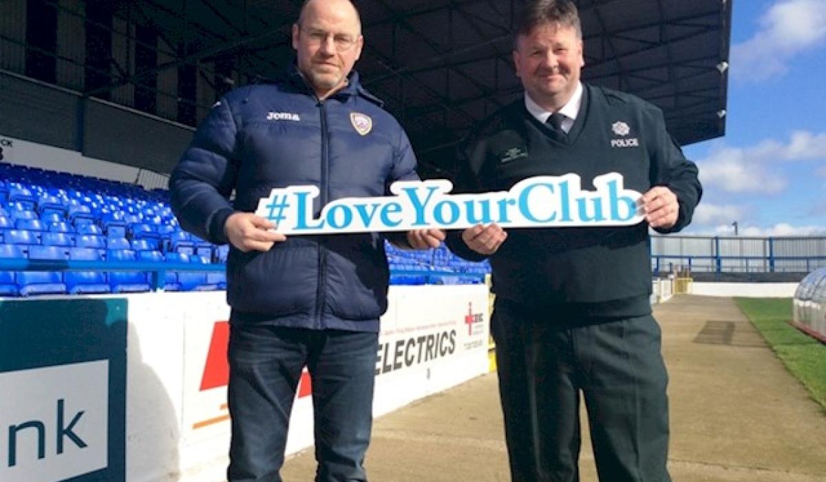 PSNI team up with Coleraine FC to encourage football fans to show ...
