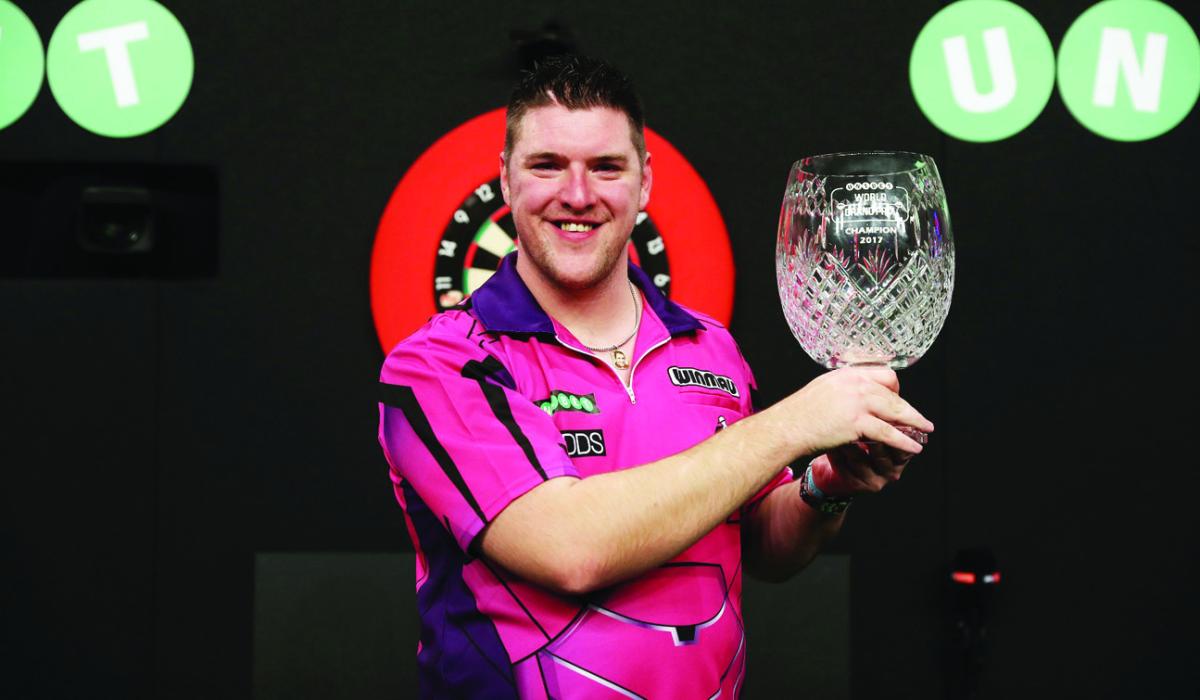 Derry darts star 'Superchin' Daryl Gurney on top of the world - Derry Now