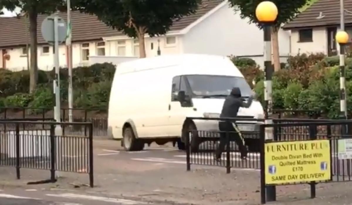 WATCH: Shocking footage shows moment masked rioter throws petrol bomb ...