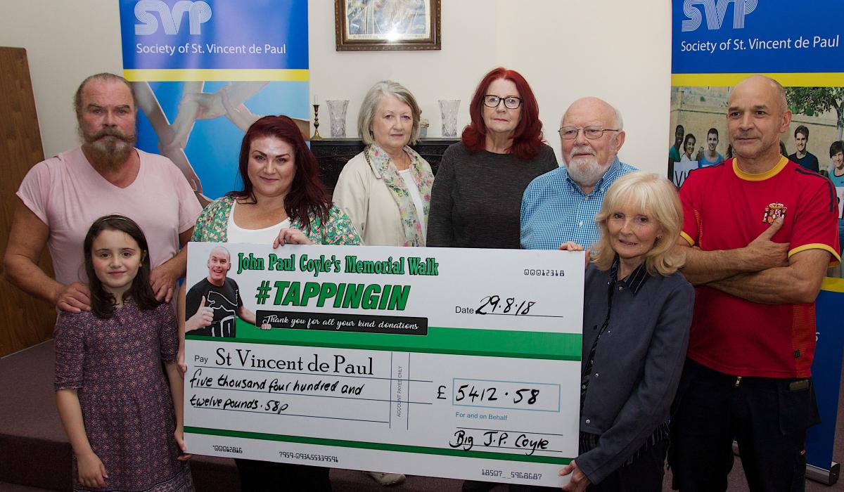 Over £5,000 raised for local charity in memory of popular Derry man JP ...