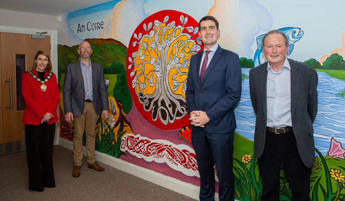 TD Jack Chambers visits Carn Tóchair and Slaughtneil - Derry Now