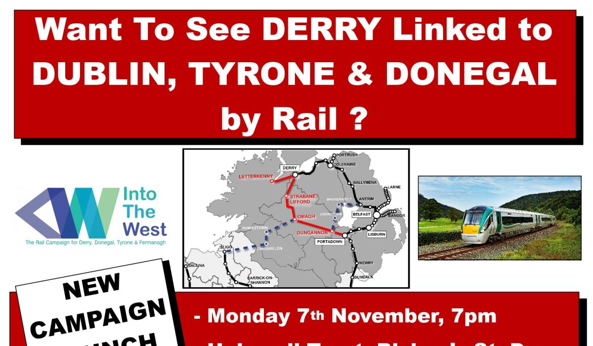 REMINDER: 'North West Rail Corridor' public meeting in Derry this ...