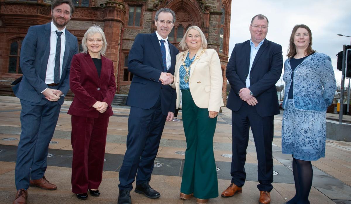 Derry Mayor welcomes visit from German Ambassador Miguel Berger - Derry Now
