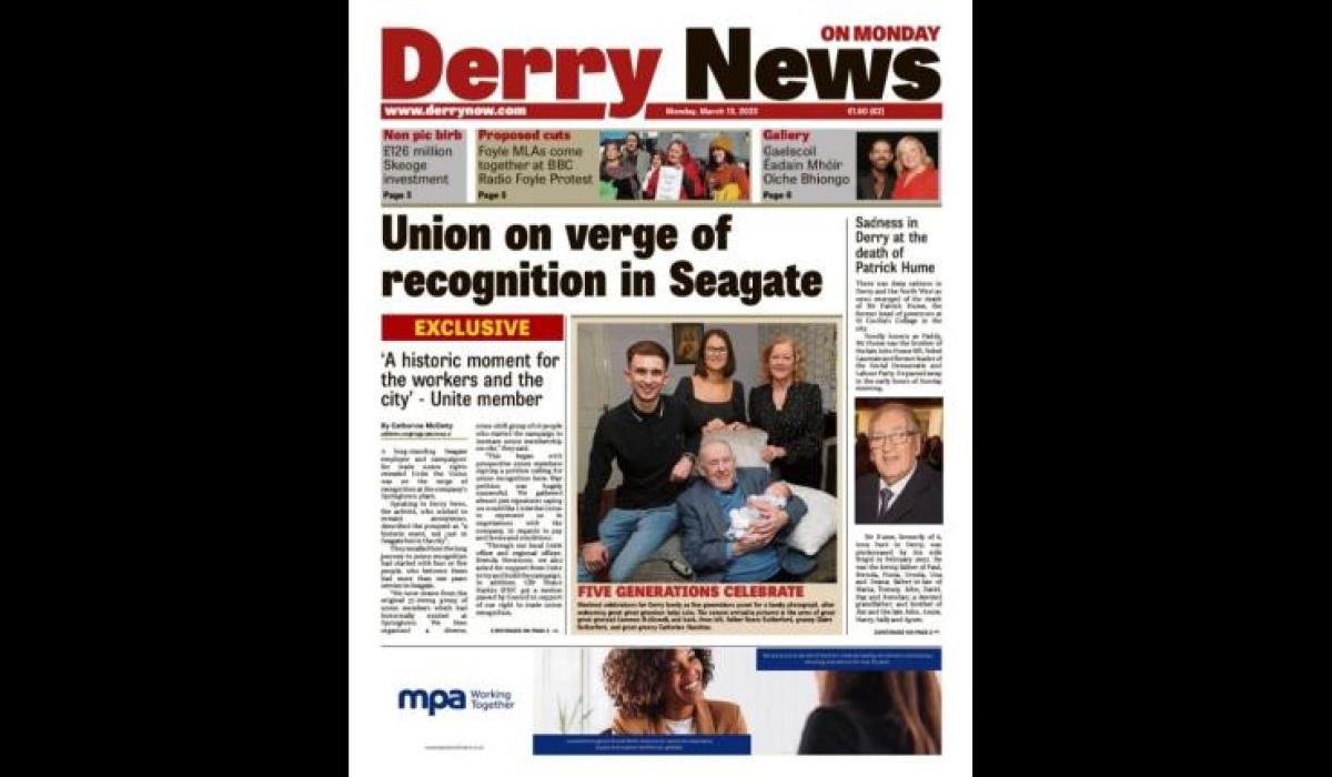 Derry News always first with the news - Derry Now