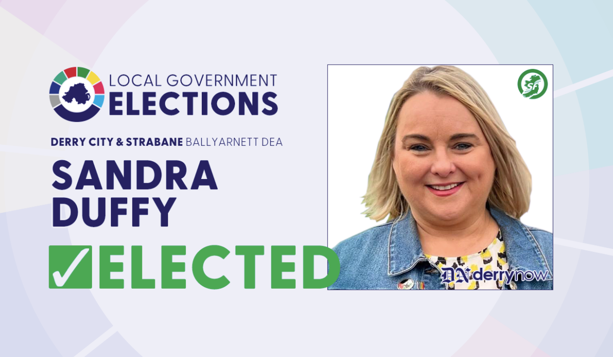 Mayor of Derry City and Strabane District Council, Sandra Duffy elected ...