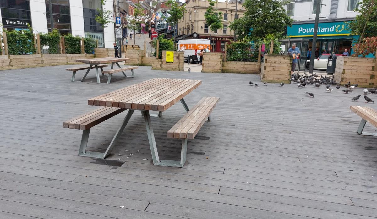 Derry Parklet removal cost revised well down - Derry Now