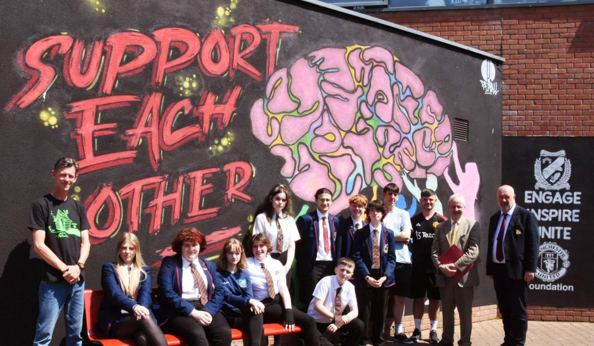 IN PICTURES: Derry students unveil mental health mural 'Support Each Other' - Page 1 of 7 ...
