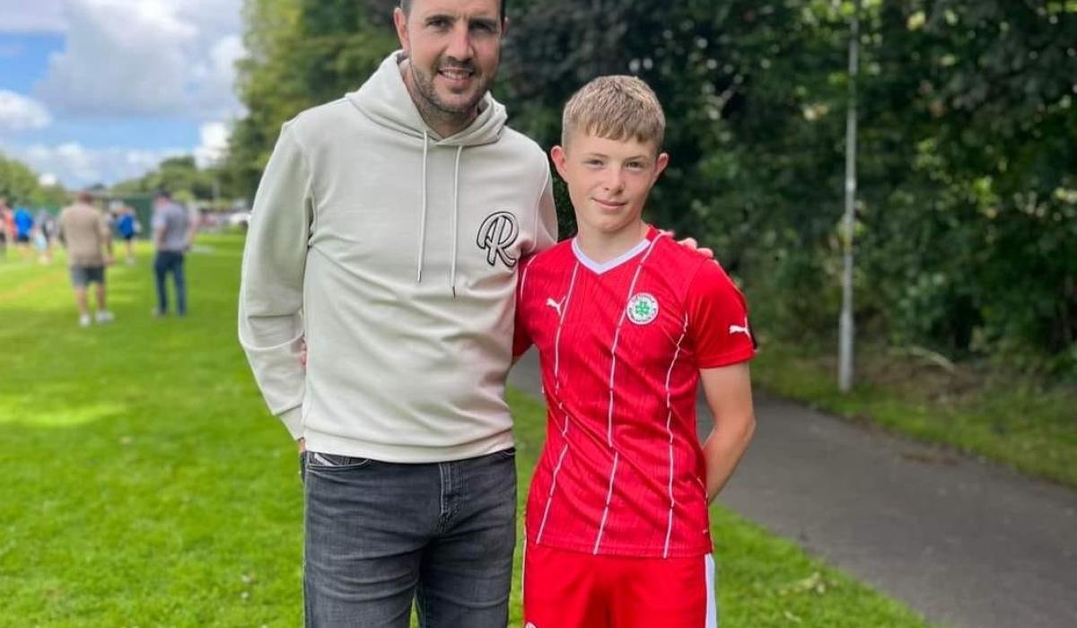 Former Manchester United star John O'Shea makes an appearance at the ...