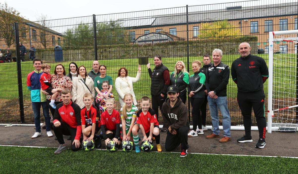 New 4G football facility opens at Derry school - Derry Now