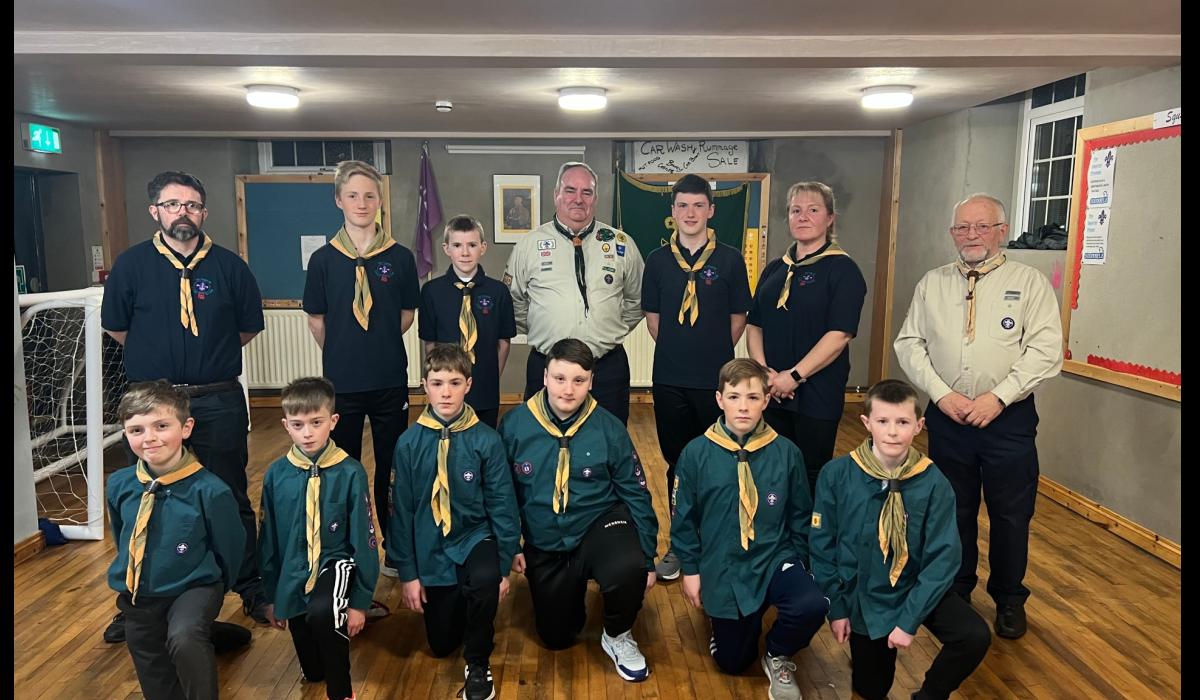 1st Moyola Scout Group honours new Explorers at special ceremony ...
