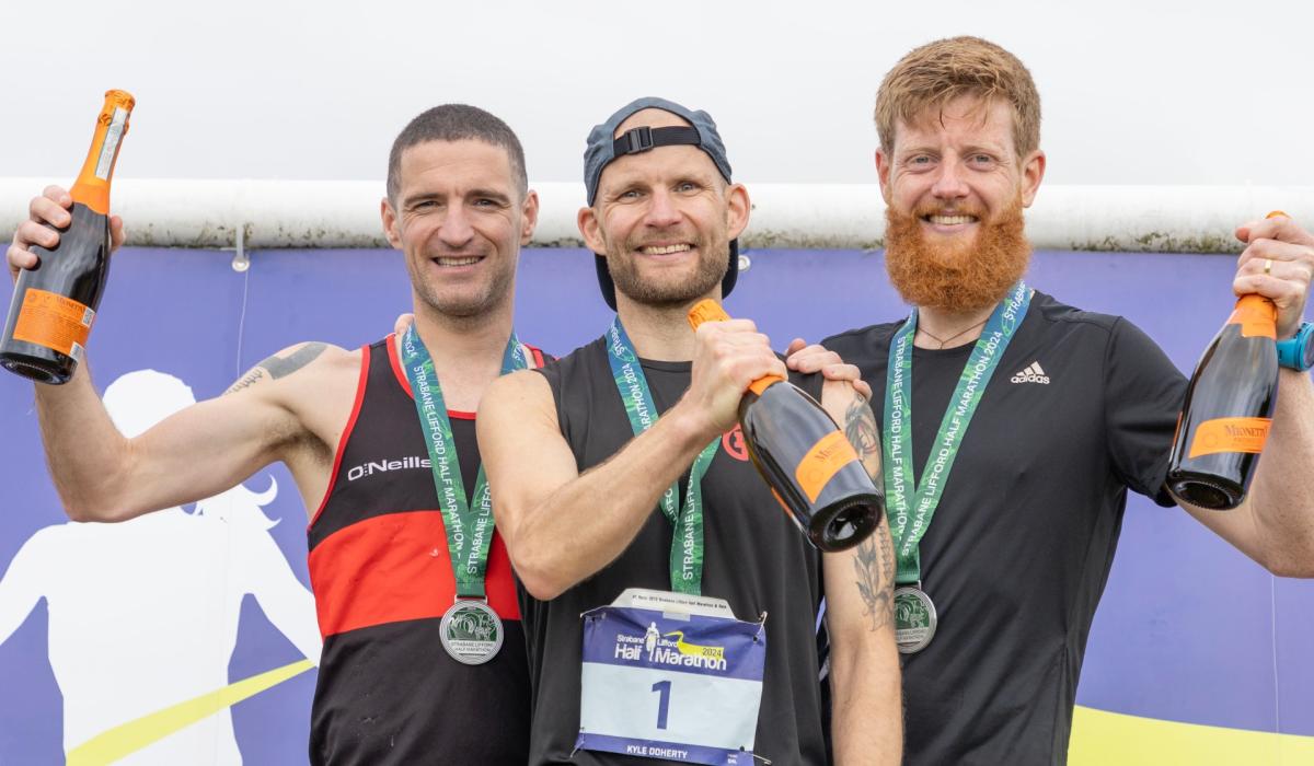 Kyle Doherty and Helen McCready lead home bumper field at Strabane Lifford Half Marathon - Derry Now