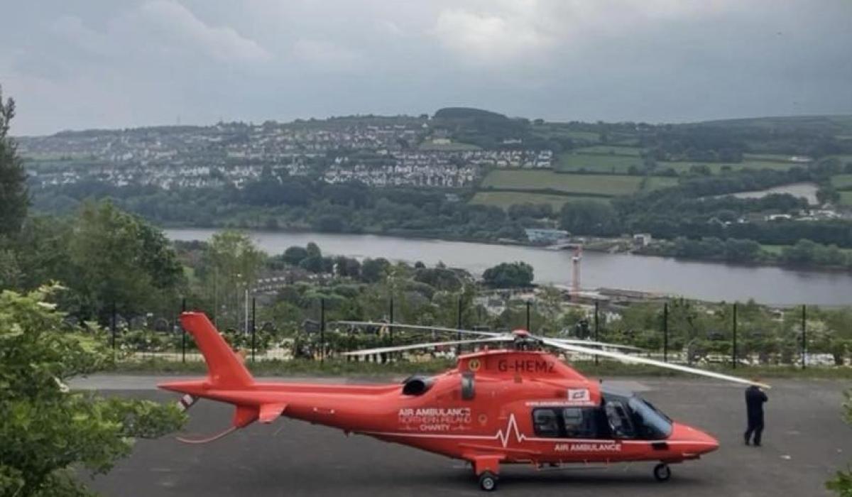 Air ambulance currently at scene of an accident in Derry - Derry Now