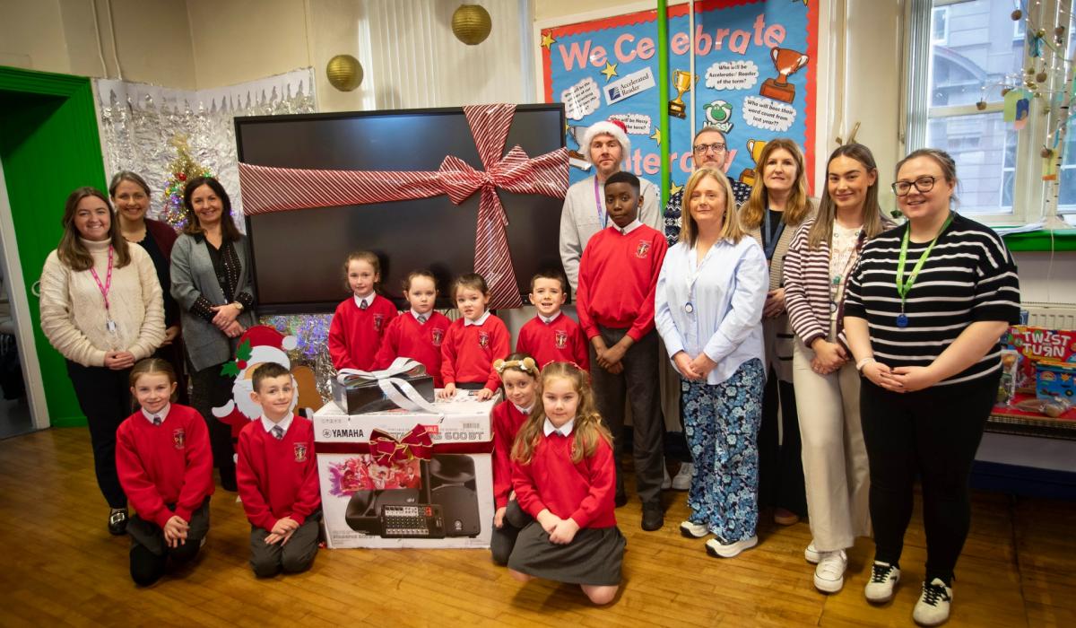 St. Eugene's Primary School thank anonymous benefactor for Christmas ...