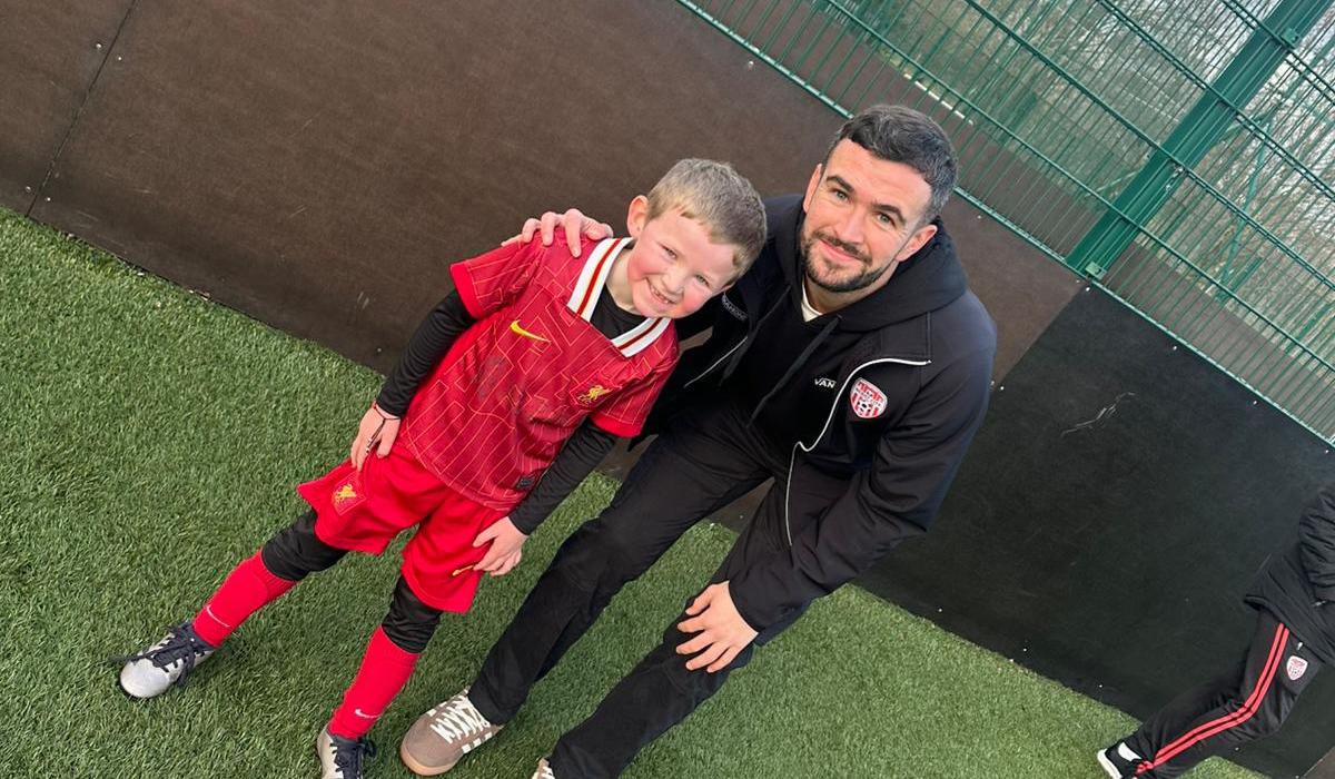 Derry City player gives fan a birthday party to remember - Derry Now