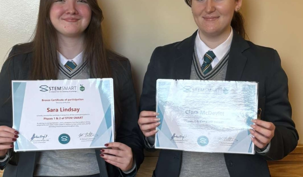Derry students awarded STEM SMART certificates by University of ...