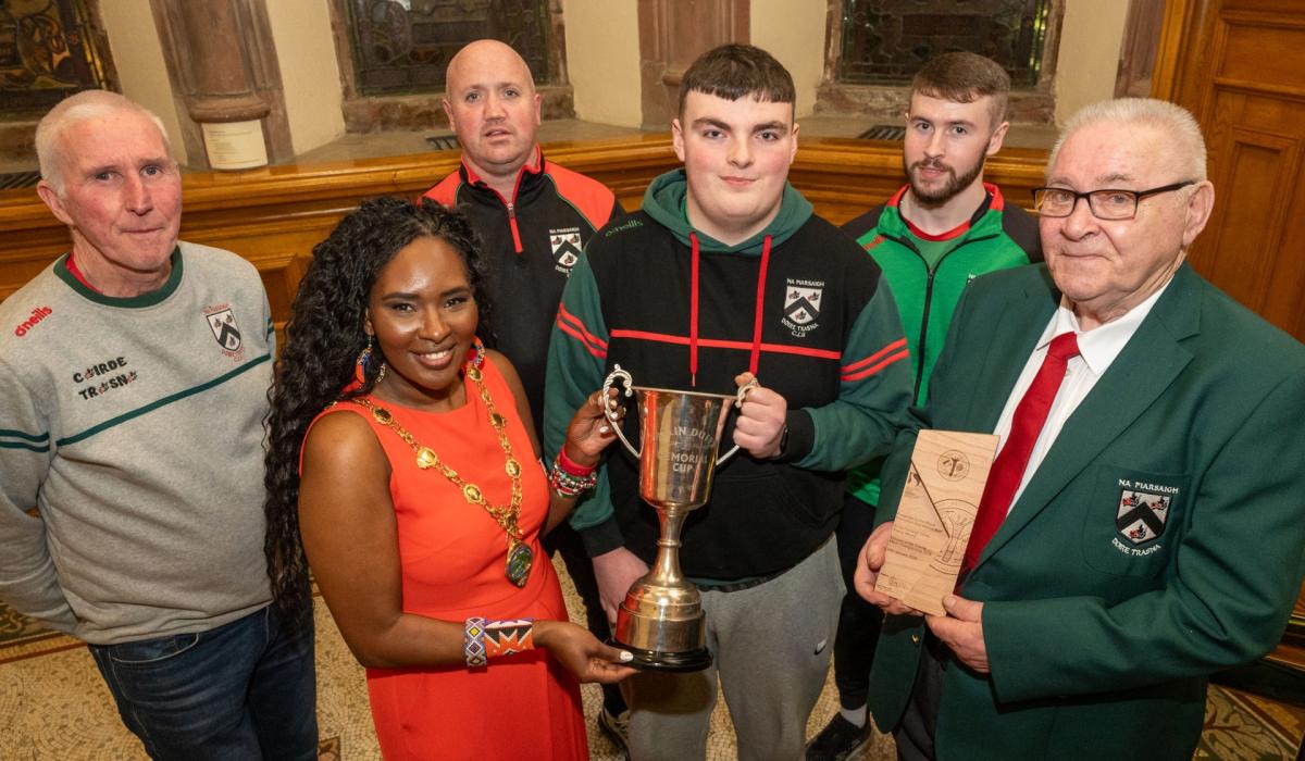 IN PICTURES: Mayor hosts reception for Na Piarsaigh Doire Trasna minor ...