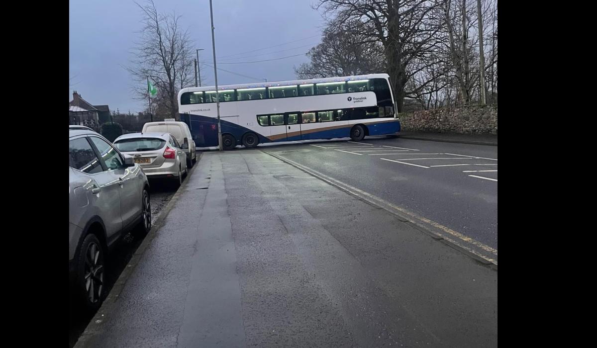 Traffic delays expected as double decker bus blocks busy road in ...