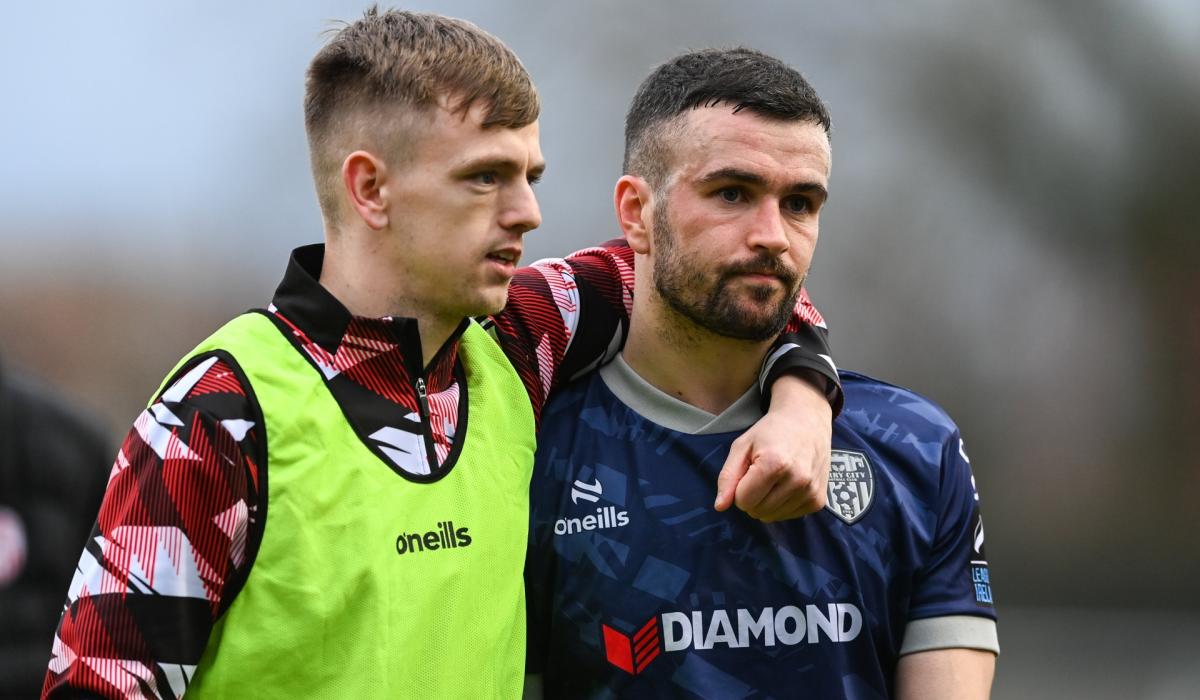 Ciaron Harkin on duty for both Derry City and Institute - Derry Now