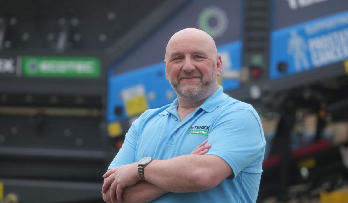 Terex Campsie unveils blue machine in support of prostate cancer ...