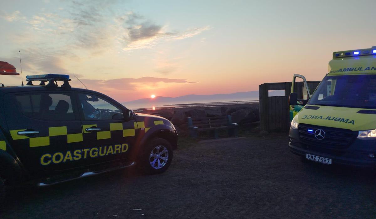 Rescue operation after casualty falls from Sea Wall Ballykelly - Derry Now