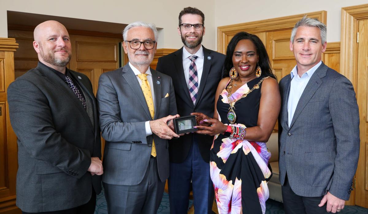 Mayor honoured to welcome UMass Boston delegation to Derry - Derry Now