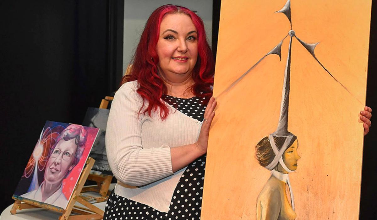 IN PICTURES: Derry artist awarded prestigious '2025 Amelia Earhart Prize for Female Artists of ...