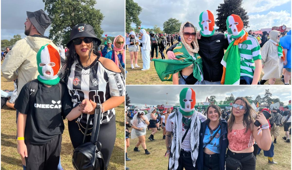 PICTURES: DJ Próvai balaclavas galore as fans turn out for Kneecap at ...