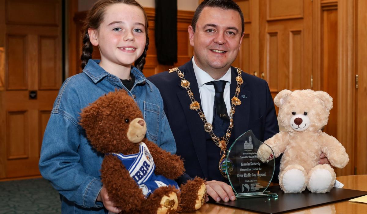 IN PICTURES: Mayor honors Yazmin Doherty for her work with Derry Toy ...