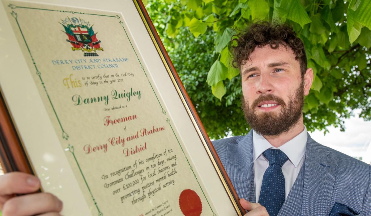 ‘Inspirational’ Danny Quigley officially awarded Freedom of City and ...