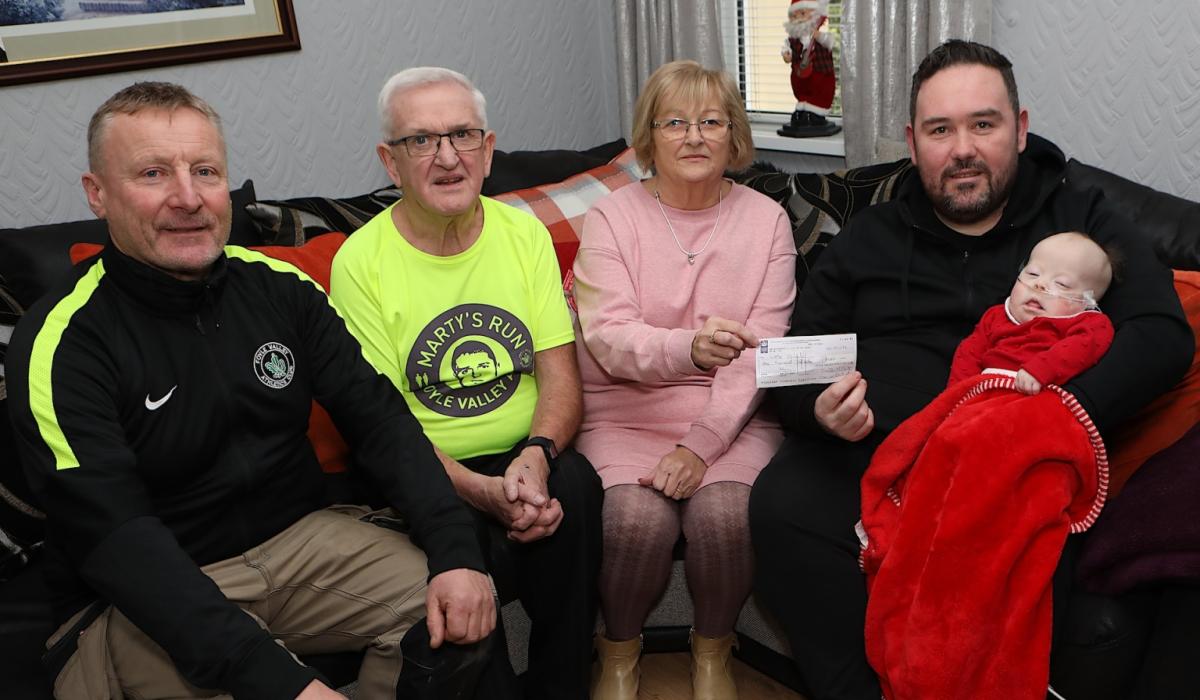 Derry baby with 1 in 15 million condition receives donation from local ...