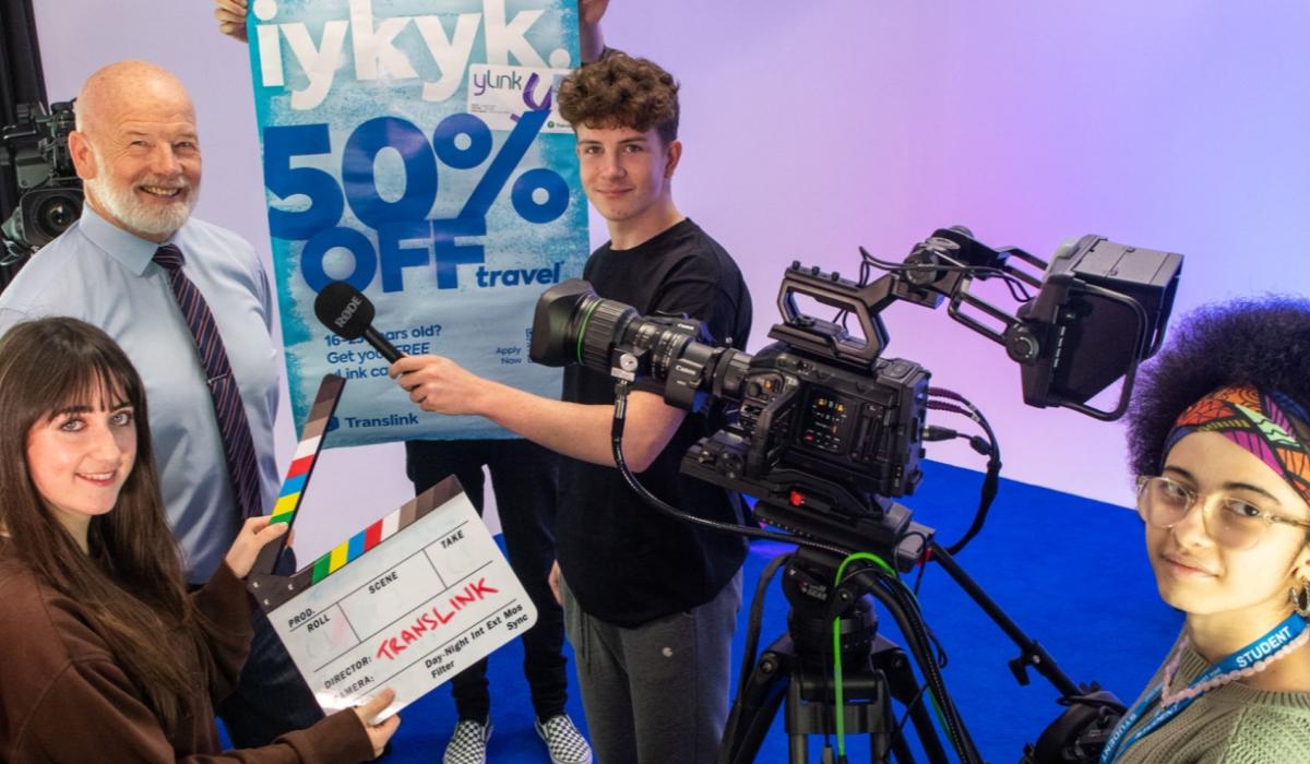Derry media students put Translink yLink card in the frame - Derry Now