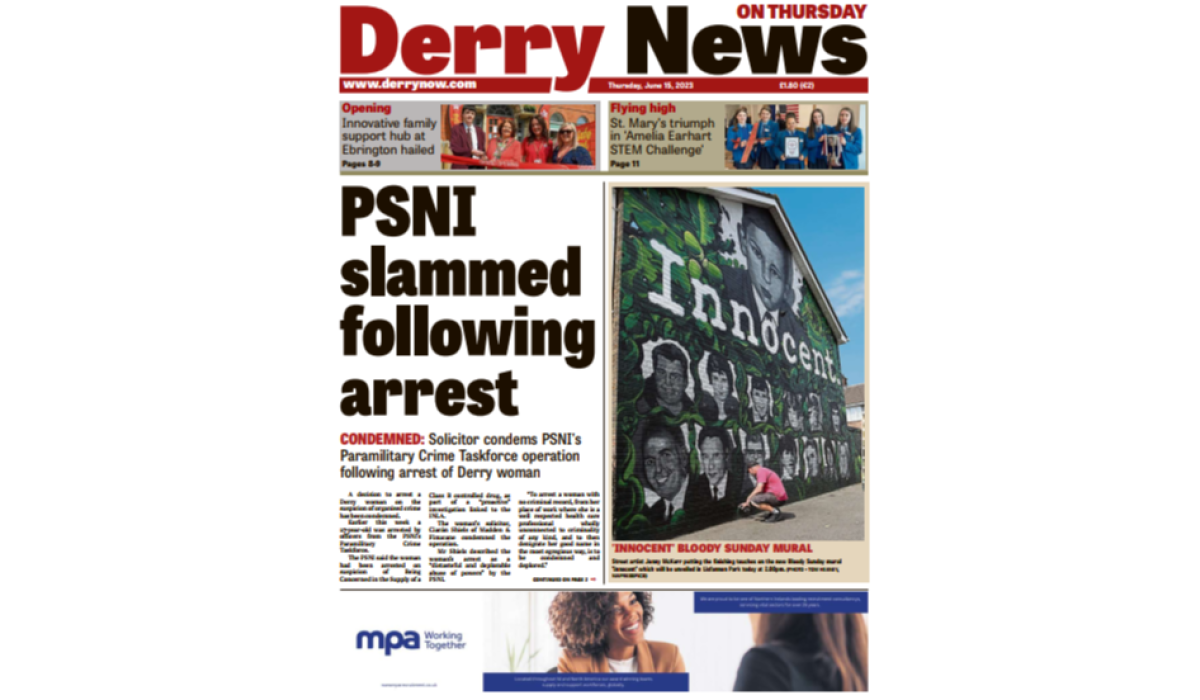 Derry News always first with the news - Derry Now