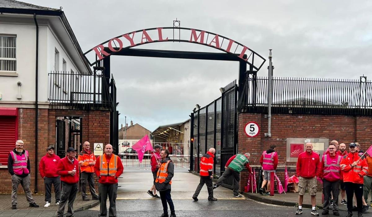 Derry Royal Mail workers take part in nationwide strike over pay ...