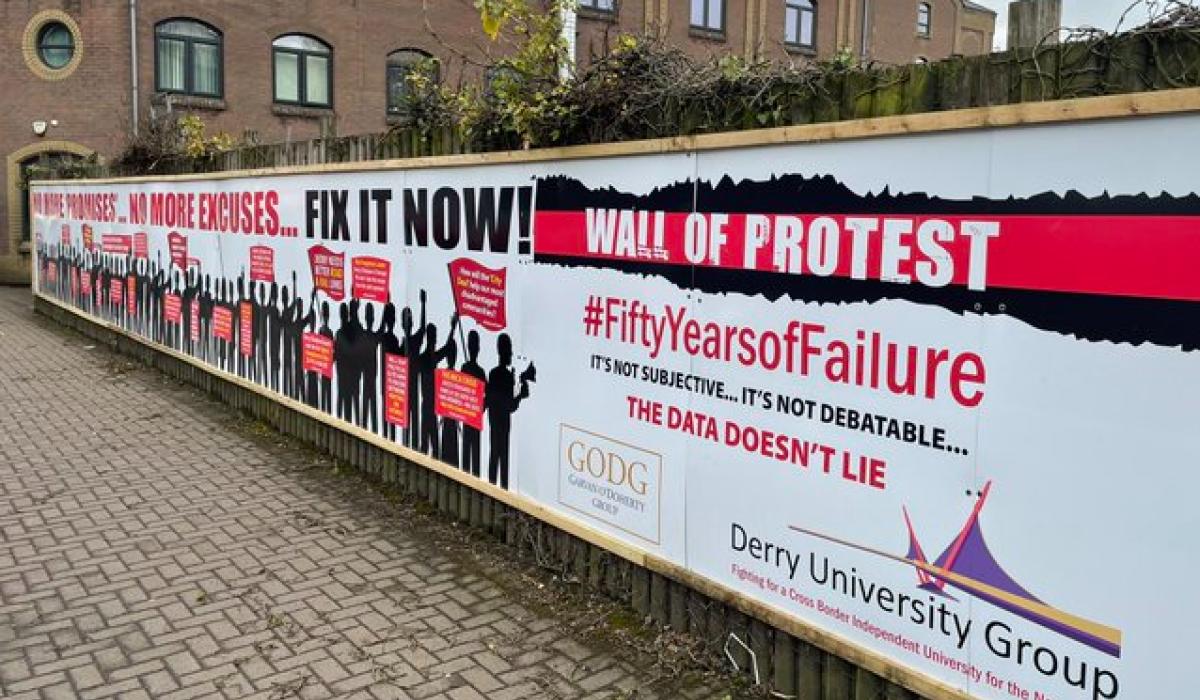 'Walls of protest' to be erected across Derry in the run up to ...