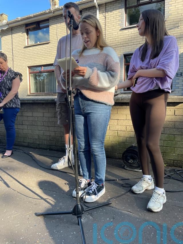 Hundreds attend vigil in memory of Sarah Montgomery - Derry Now