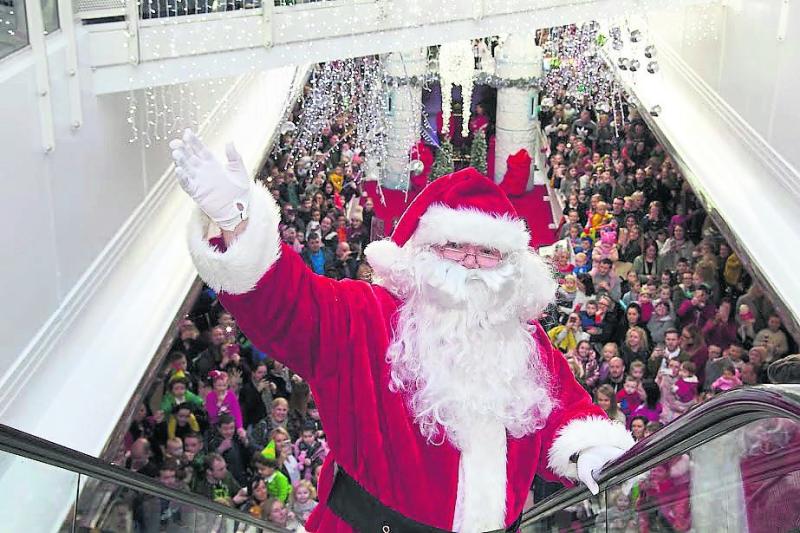 Deck the mall... Santa's back at Foyleside Shopping Centre - Derry Now