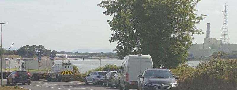 Security forces currently carrying out an investigation in the Culmore ...