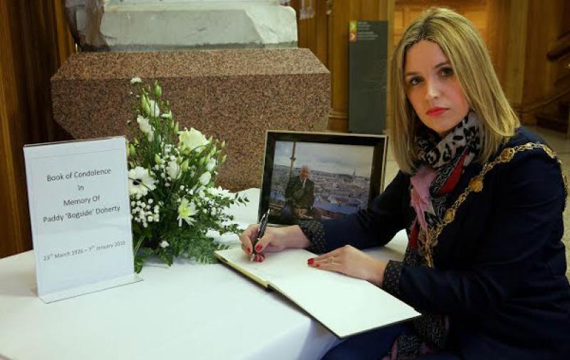 Book of Condolence opened for ‘Paddy Bogside’ - Derry Now