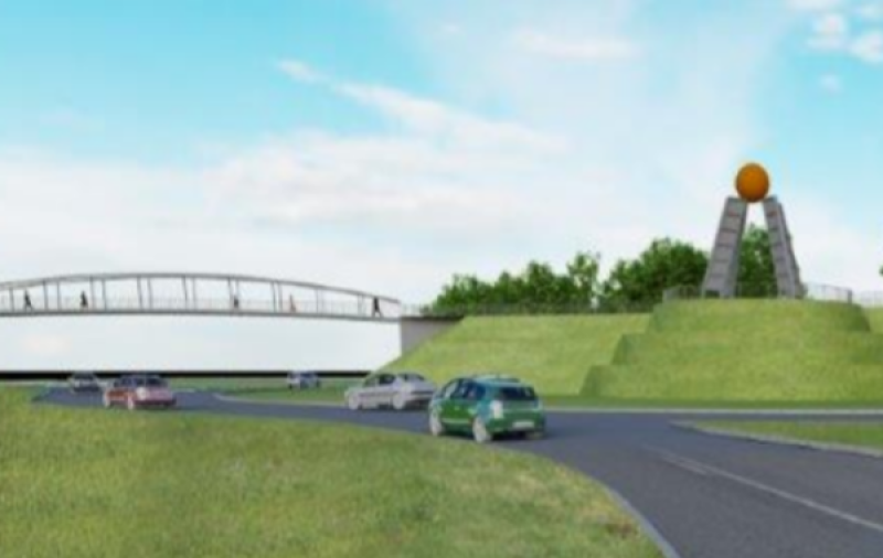 Sculpture and footbridge plans for Castledawson roundabout - Derry Now