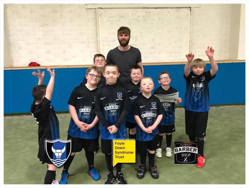 Oxford Bulls get a special training visit from the Derry Pelé Paddy ...