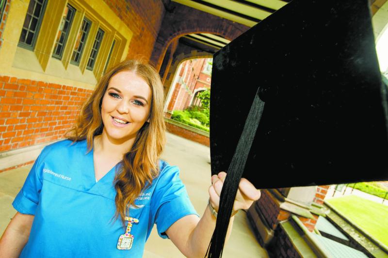 Young Derry woman fights back from assault that left her with brain damage to qualify as nurse ...