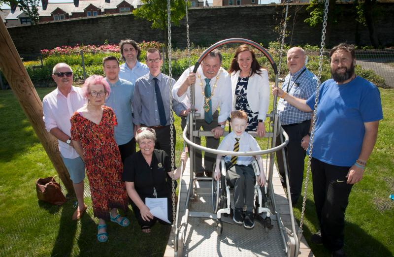 Delight as new wheelchair friendly play equipment opens at Brooke Park ...