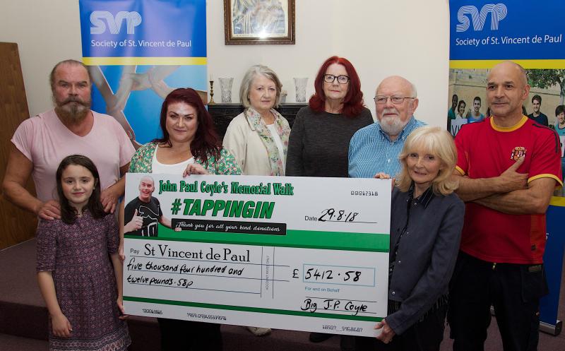 Over £5,000 raised for local charity in memory of popular Derry man JP ...
