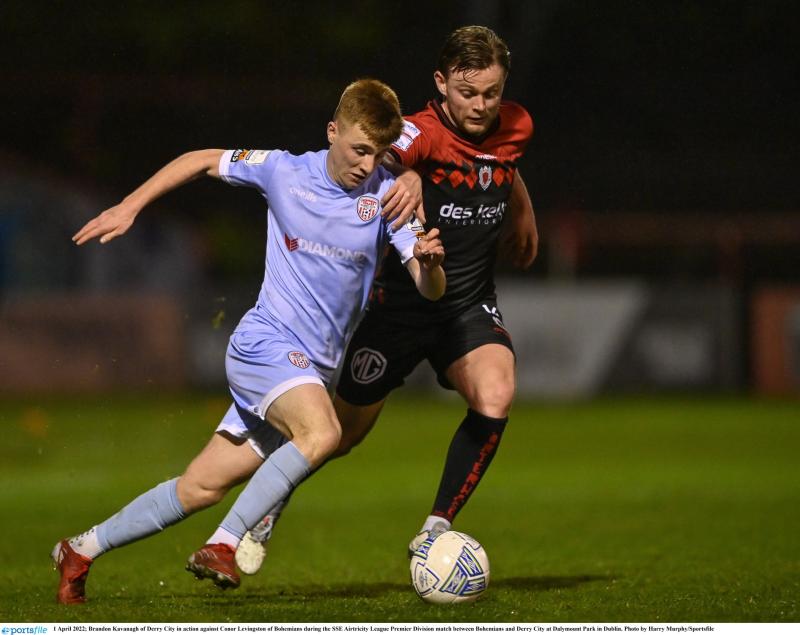 Brandon Kavanagh 'not fazed' as he waits for first Derry City goal ...