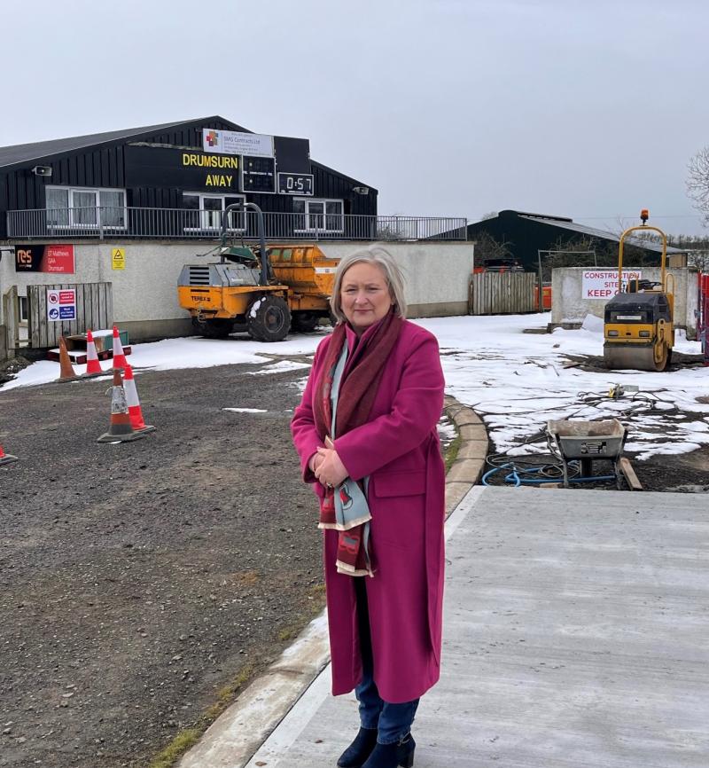 Chivers welcomes progress on the upgrade of Drumsurn GAA's facilities ...